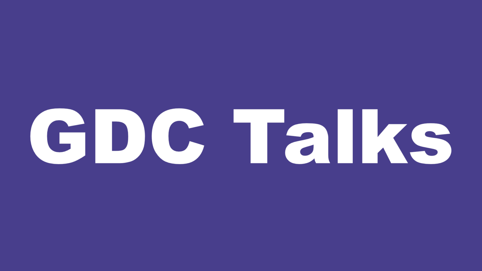 GDC Talk Links – Game Lab Graz
